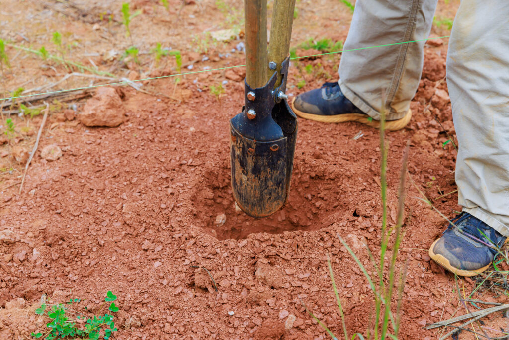 How to Dig a Fence Post Hole by Hand